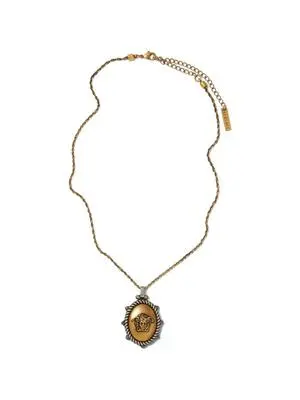 Versace Tivoli Medusa Cameo Necklace - Gold