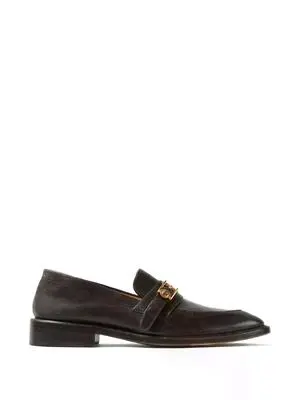 Versace Primo Leather Loafers