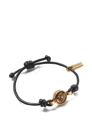 Versace Medusa Leather Bracelet - Gold