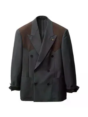 Versace Wool-mohair Boxy Blazer