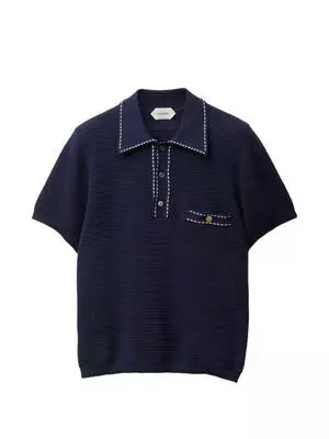 Versace Cotton Knit Polo