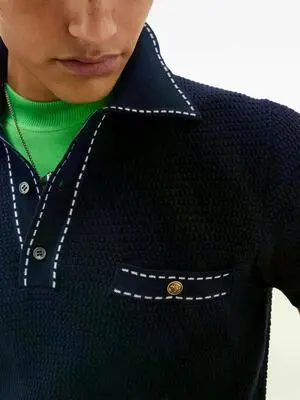 Versace Cotton Knit Polo