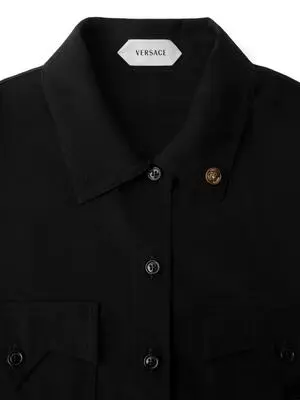 Versace Buttoned Pocket Dress