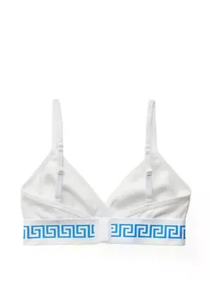 Versace Ribbed Cotton-jersey Bralette