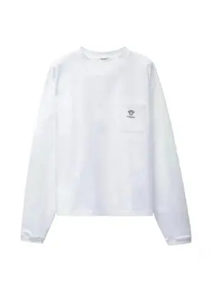 Versace Long Sleeve Pocket T-shirt - White