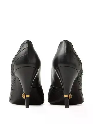 Versace Leather Pumps - Black
