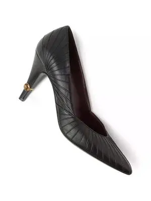 Versace Leather Pumps - Black