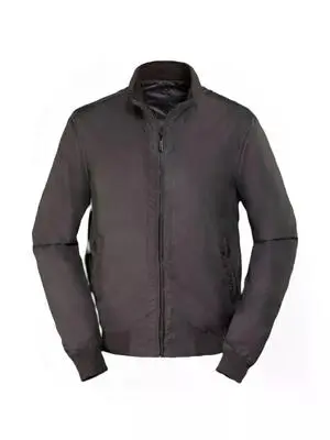 MOORER Long-sleeve Zip-front Jacket - Brown