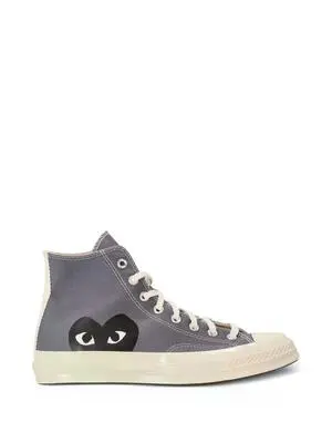 Play Comme Des Garcon X Converse Chuck 70 Sneakers - Grey