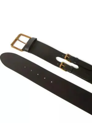 Pinko Buckle Leather Belt - Brown