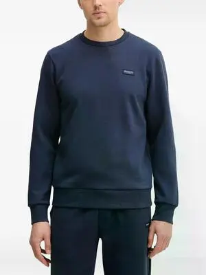 HACKETT Logo-patch Sweatshirt - Blue