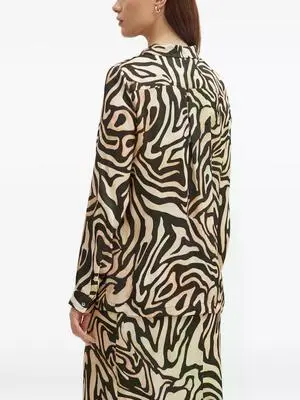 LA PETITE FRANÇAISE Animal-print Shirt