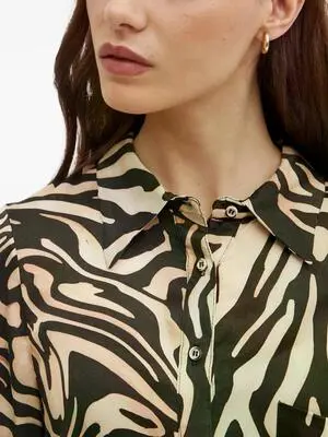 LA PETITE FRANÇAISE Animal-print Shirt