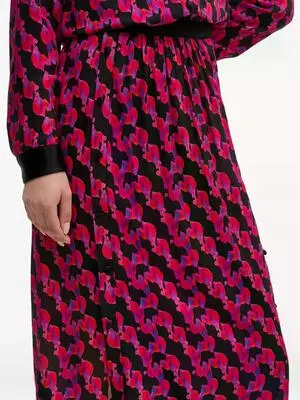 LA PETITE FRANÇAISE Jovial Printed Midi Skirt