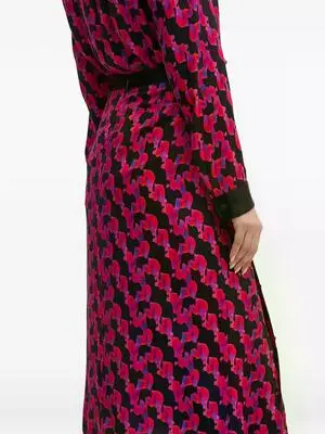 LA PETITE FRANÇAISE Jovial Printed Midi Skirt