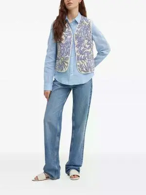 LA PETITE FRANÇAISE Floral Print Waistcoat