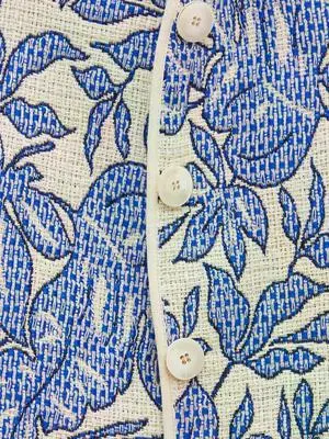 LA PETITE FRANÇAISE Floral Print Waistcoat