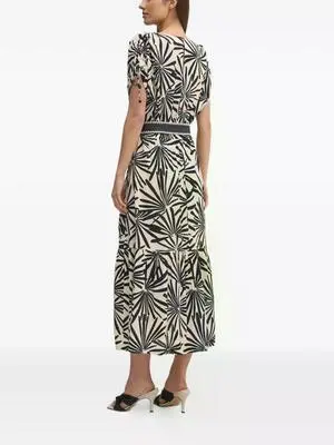 LA PETITE FRANÇAISE Floral-print Midi Dress