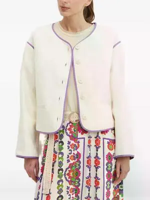 LA PETITE FRANÇAISE Voyage Contrast-trim Jacket