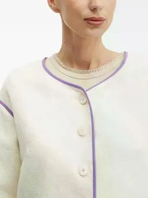LA PETITE FRANÇAISE Voyage Contrast-trim Jacket