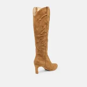 DOLCEVITA Alisa Knee High Boots - Lt Brown Suede