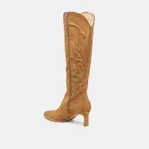 DOLCEVITA Alisa Knee High Boots - Lt Brown Suede
