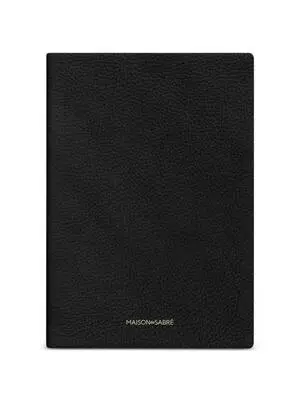 MAISON DE SABRE Soft-bound Leather Notebook - Black
