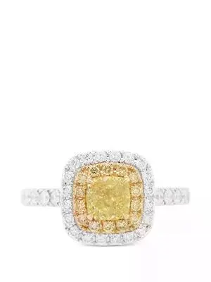 HYT JEWELRY Cushion Diamond Ring - Yellow
