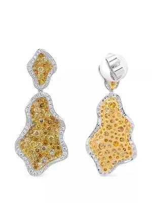 HYT JEWELRY Asymmetric Diamond Drop Earrings