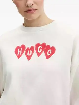 Hugo Heart-print Sweatshirt