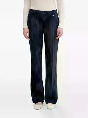 Hugo Pinstripe Trousers - Blue