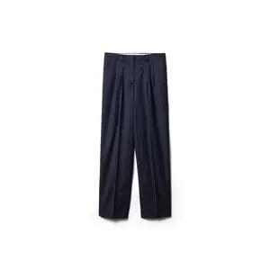Miu Miu Pinstriped Pants - Navy
