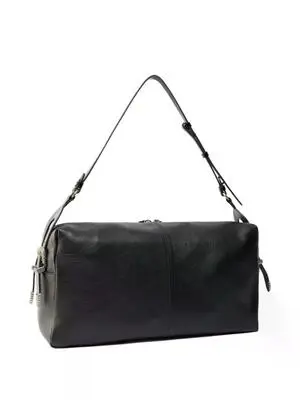 Pinko Top-zip Leather Shoulder Bag - Black
