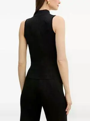 Armani Exchange Ribbed Tank Top - Black