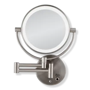 ZADRO Cordless Led Lighted Wall Mounted Makeup Mirror 10x/1x 10x/1x Magnification - One-color