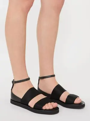 Max Mara Flat Leather Sandals
