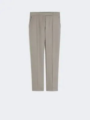 Max Mara Slim-fit Wool, Mohair, And Silk Trousers