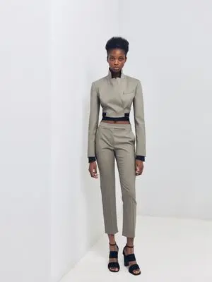 Max Mara Slim-fit Wool, Mohair, And Silk Trousers