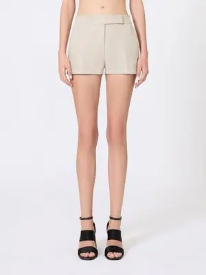 Max Mara Linen Basketweave Shorts