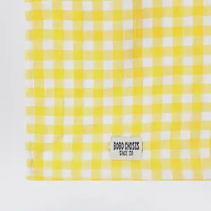 BOBO CHOSES Check-pattern Washcloth Set With Strawberry
