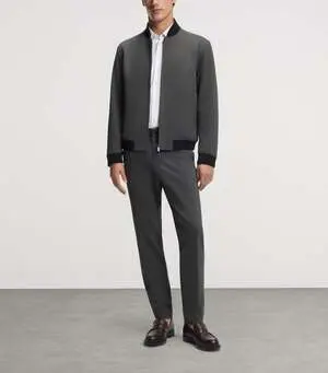 BOSS Piqué Slim Fit Jacket