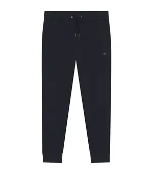 BOSS Cotton-blend Straight Sweatpants - Blue