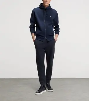 BOSS Cotton-blend Straight Sweatpants - Blue