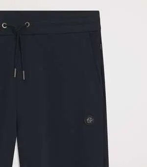 BOSS Cotton-blend Straight Sweatpants - Blue