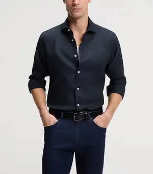 BOSS Linen Regular-fit Shirt