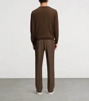 BOSS Wool, Silk, And Cashmere Sweater