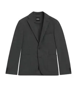 BOSS Performance Slim Fit Blazer - Silver