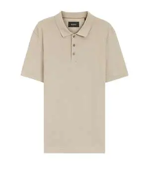 BOSS Cotton Polo Shirt - Beige