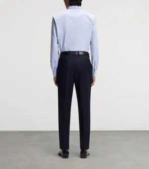 BOSS Cotton Slim-fit Shirt - Purple