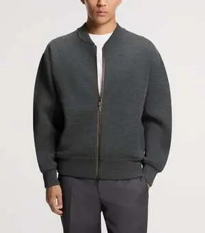 BOSS Wool-blend Bomber Jacket